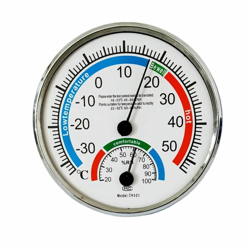 Термометр и гигрометр: настольный и подвесной индикатор влажности для теплицы, дома, офиса, класса и лаборатории для установки на стену=v=