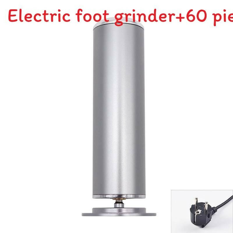 Водонепроницаемый электрический пемзик для ног с регулируемыми настройками и запасными дисками для ухода за ногами и удаления