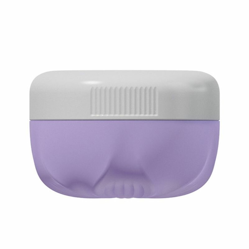 Банка для упаковки лосьона в силиконовую упаковку объемом 30 мл-Лавандово-фиолетовый