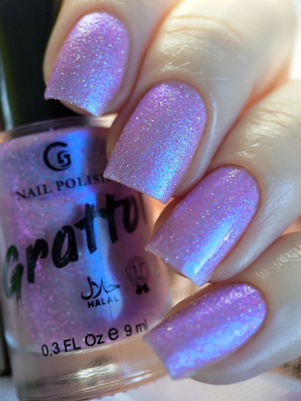 Лак для ногтей без лампы - Grattol Color Nail Polish Taro Latte, 9 мл