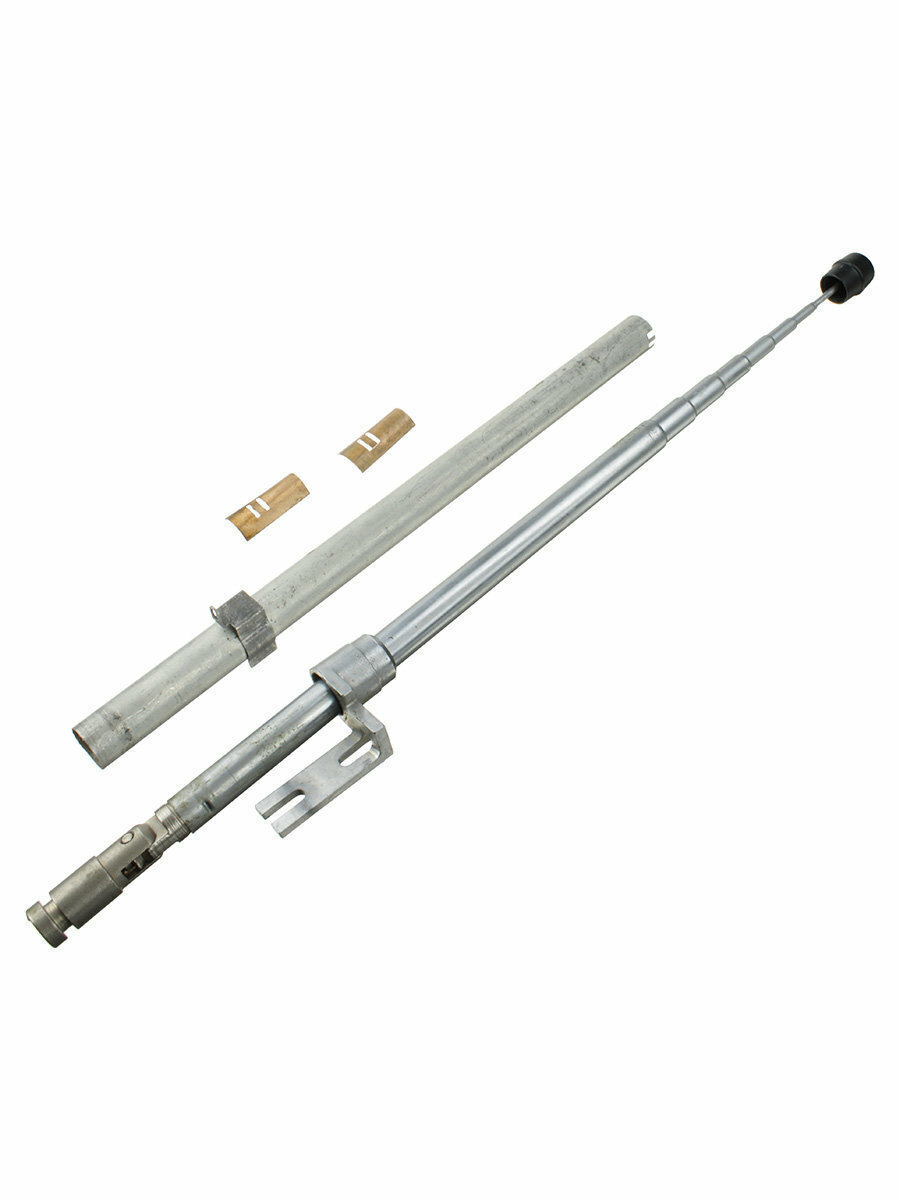 Телескопическая антенна d9 L210-1000мм, 7 колен, в защитном кожухе