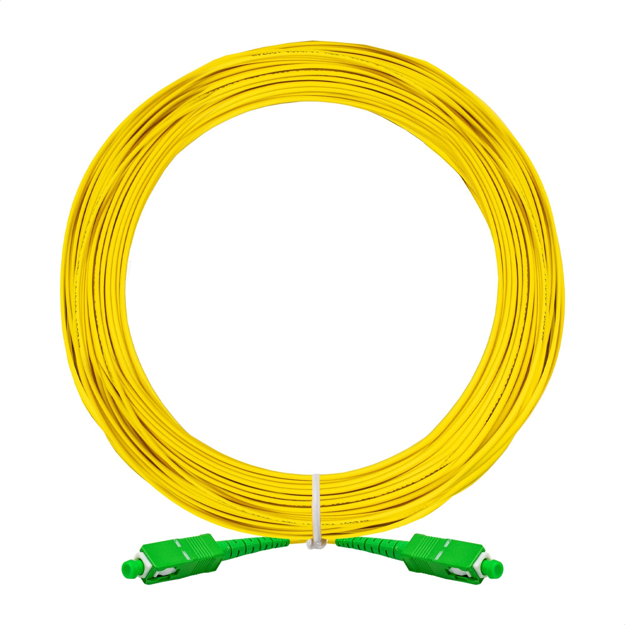 Патч-корд волоконно-оптический ExeGate FC-S-9-SC/APC-SC/APC-20M-LSZH (Шнур во SM 9/125 (OS2/G.652. D), SC/APC-SC/APC, Simplex, LSZH, 20 м) EX297907RUS