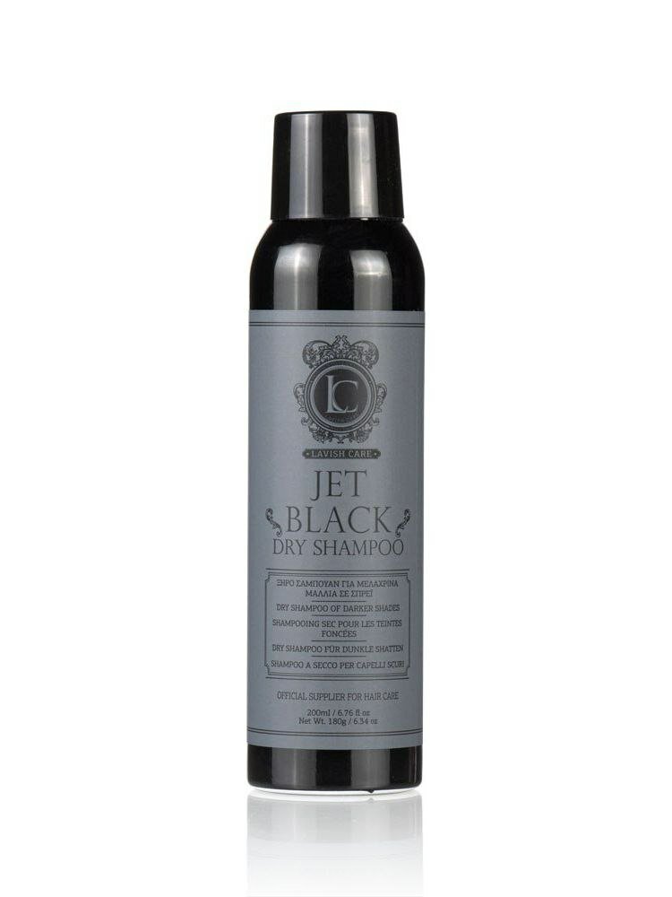 Сухой шампунь для черных волос Lavish Care "Dry Shampoo Jet Black", 200 мл