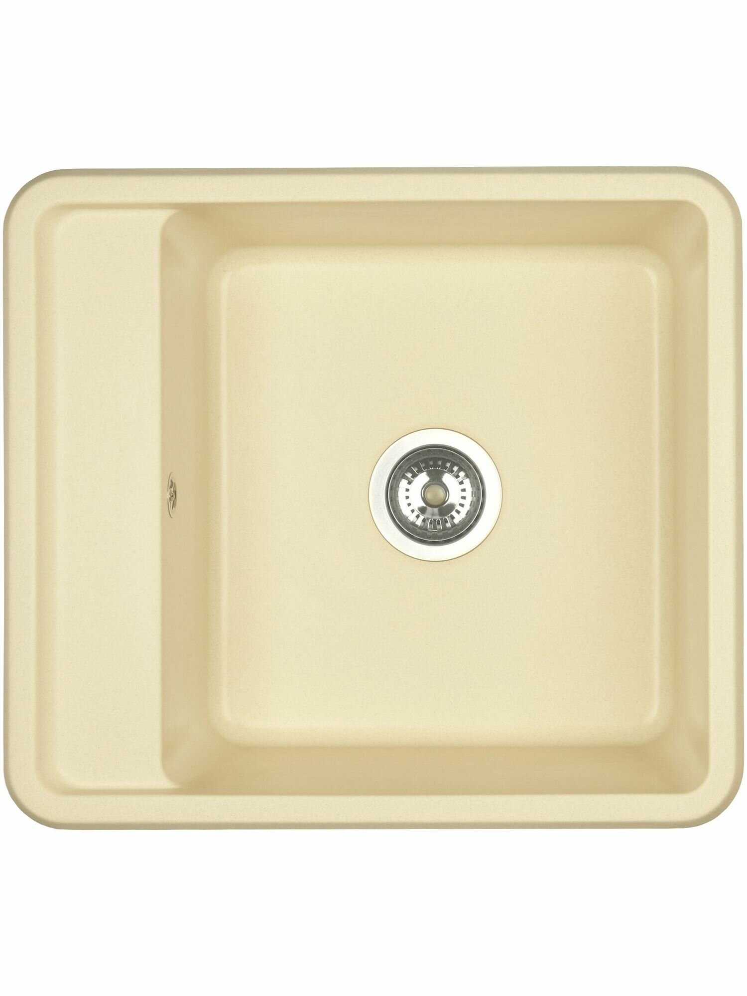Мойка керамогранитная Aquaton Беллис 57 (570х510х250) одинарная, шампань 1A724932BS290