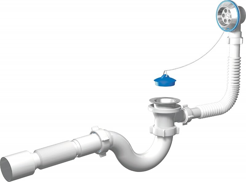 Обвязка для ванны АНИ 1.1/2 40 с гофой на 50 E155