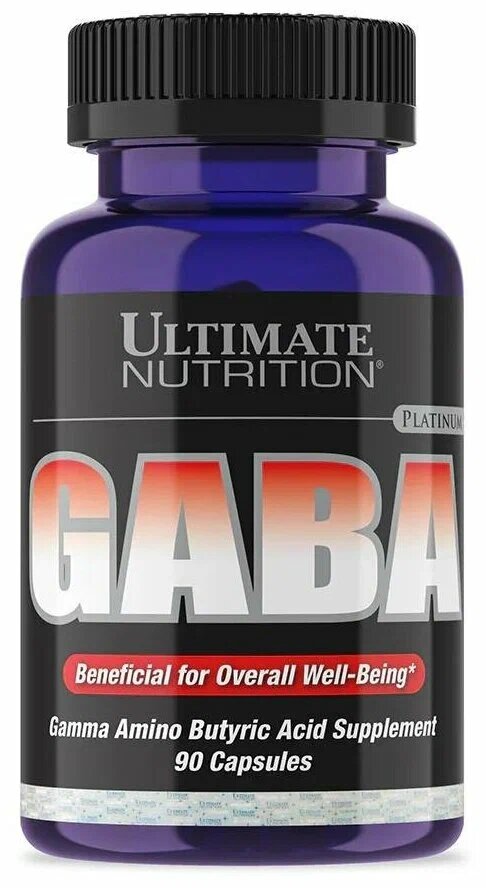 Ultimate Nutrition гамма-аминомасляная кислота, GABA 750 мг 90 капсул