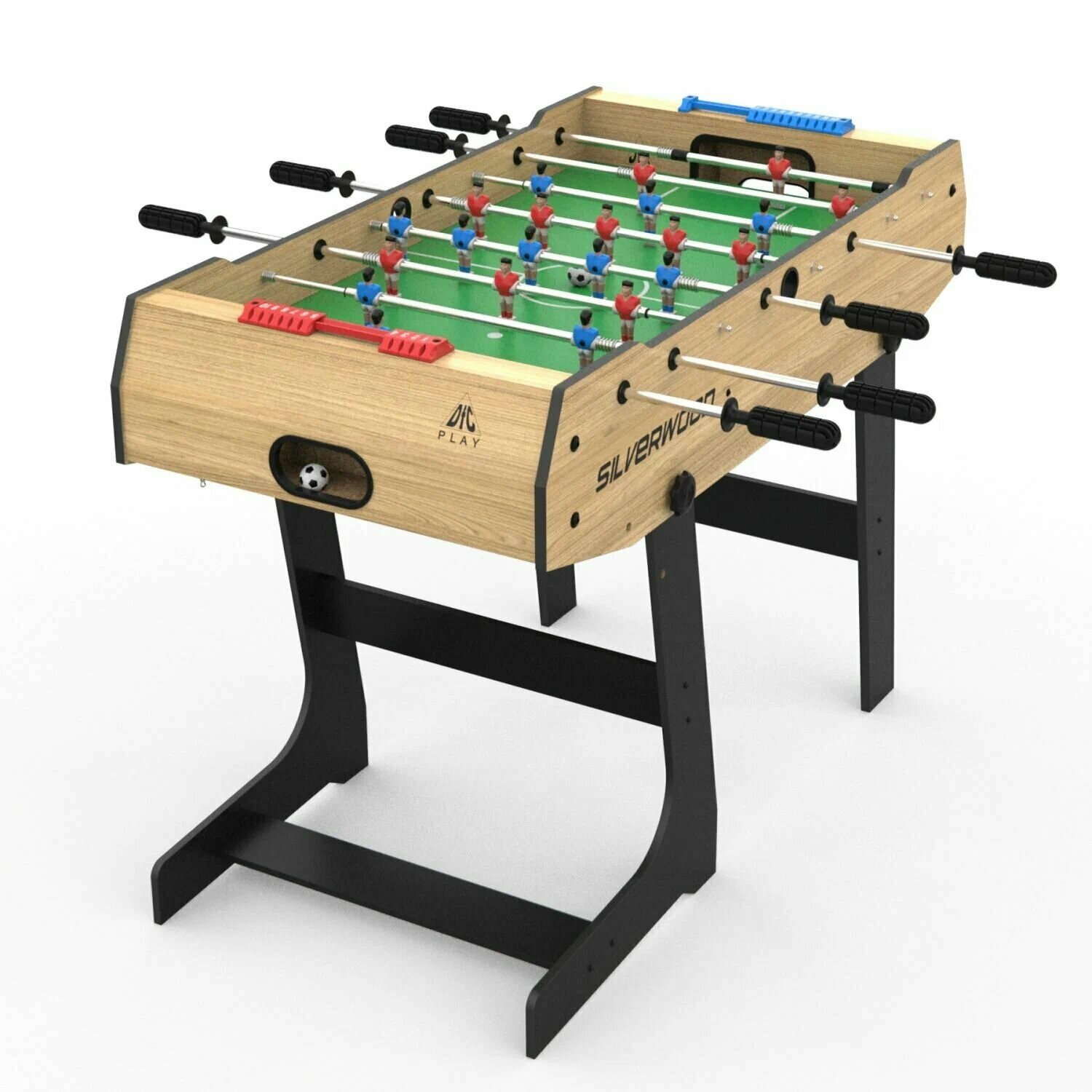 Настольный футбол WEEKEND BILLIARD COMPANY MACCABI MINI 121 x 61 x 81 см, светлый, складной