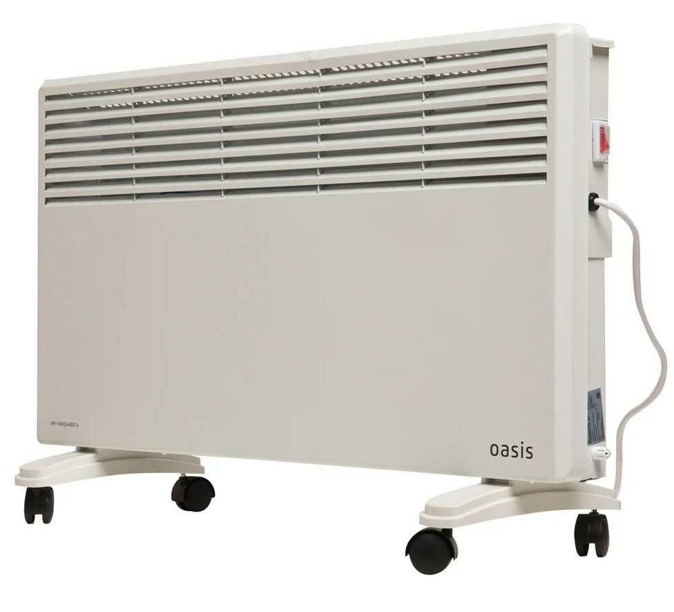 Конвектор электрический Oasis EK-20, мощность 2000 Вт, управление механическое