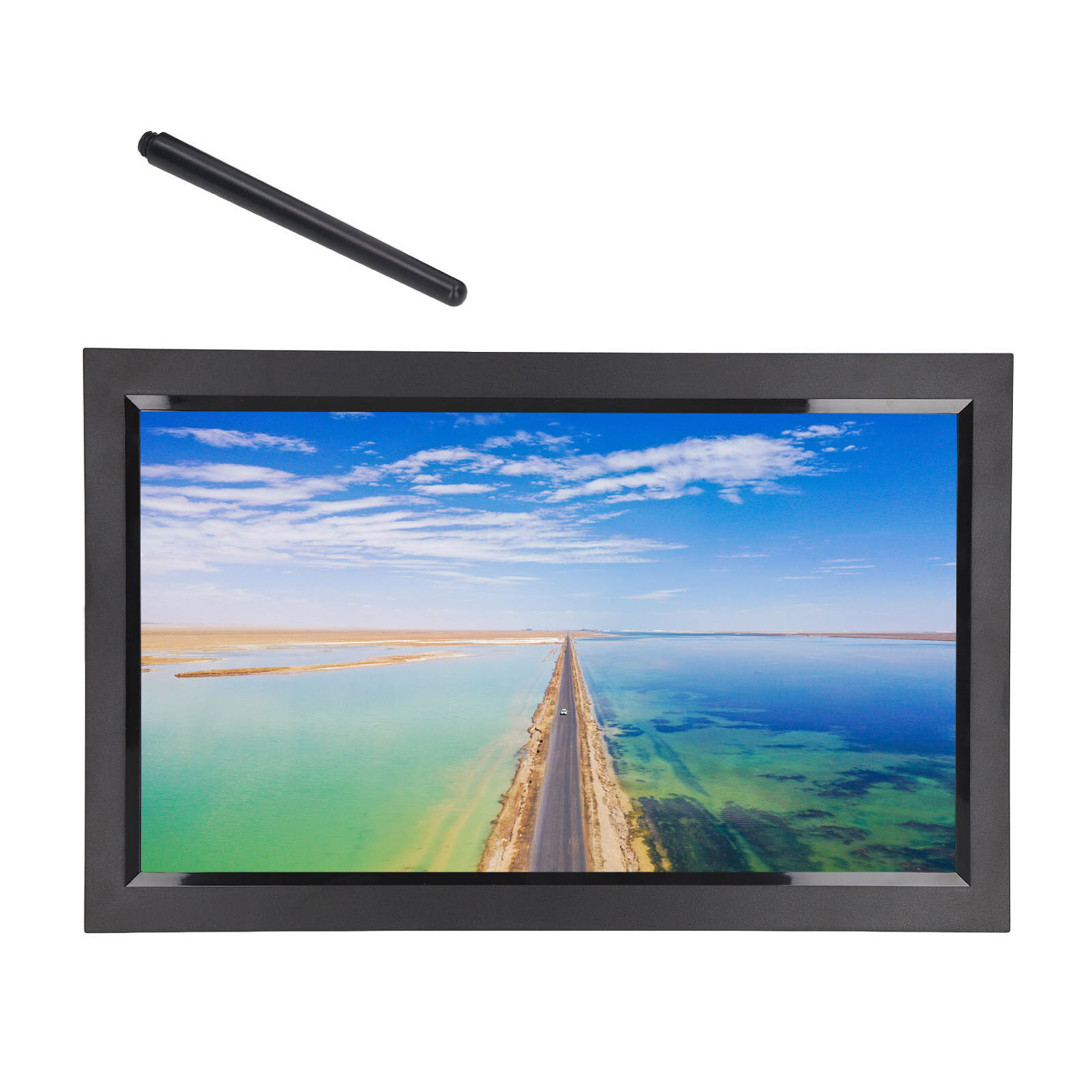 15,6 дюйма Wi -Fi Цифровой фотомаменный сенсорный экран 32G Herese Auto Вращение настенные настенные электронные рамы изображения 100–240V UK Plug