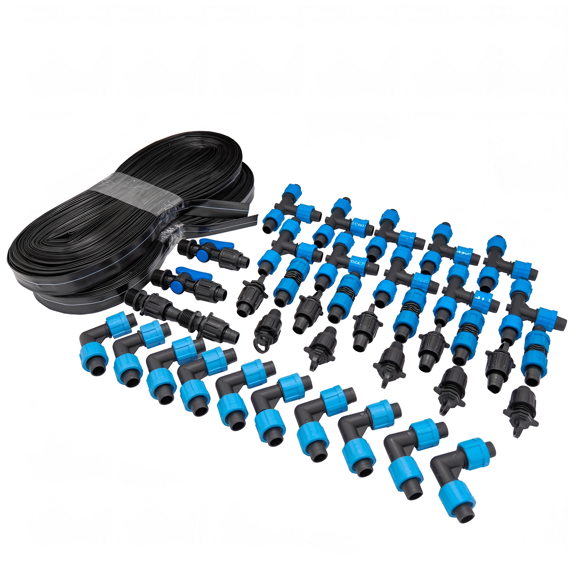 Набор фитингов для капельного полива RVC, комплект из 41 элемента