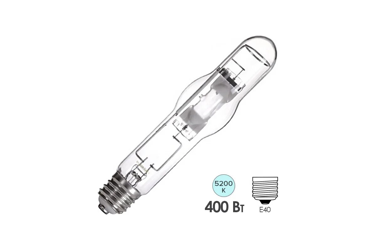 FL-LED MH ДРИ 400W E40 WHITE 5200K 28000 lm 10000h d60x275 мм ±360 МГЛ 605672