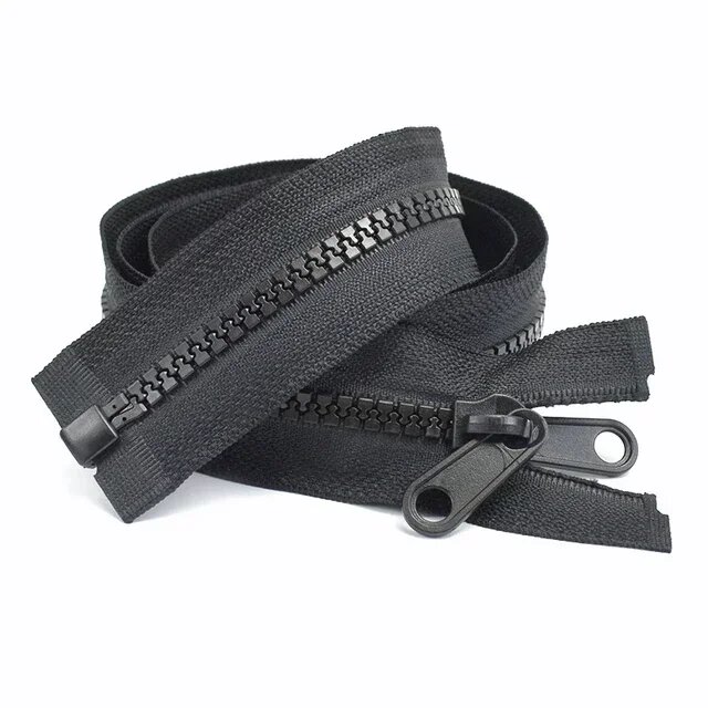 Meete 60-300 см 5 # 8 # 10 # Смоляные молнии, двухсторонние ползунки, уличная палатка, пуховое пальто, ленты на молнии, аксессуары для ремонта молний «сделай сам»