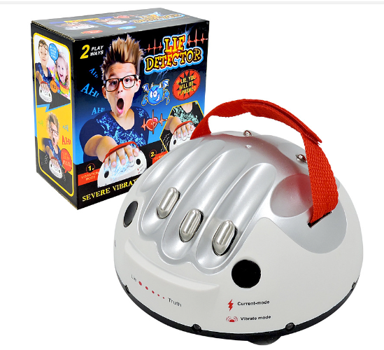 Настольная игра с током "Детектор лжи", работает от батареек, семейный праздник, для детей