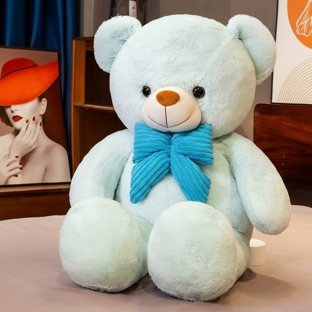Плюшевый медвежонок, очень большой мягкий медведь, плюшевый медведь, кукла для кровати, подарок на день рождения для
