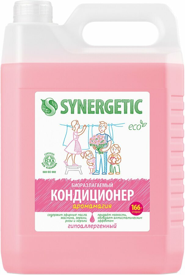 Кондиционер для белья SYNERGETIC Аромамагия, 5л