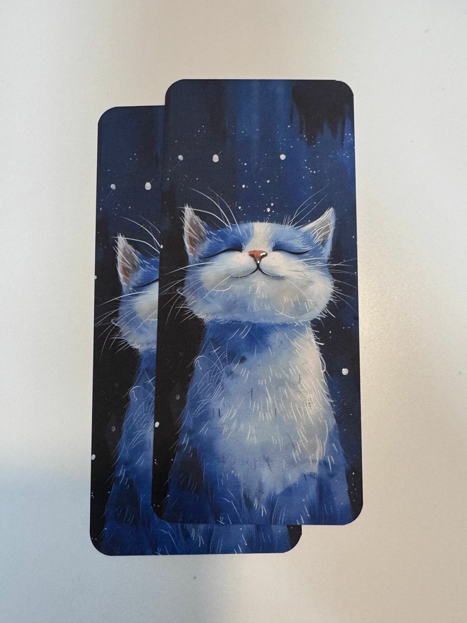 Книжная закладка «Кот улыбашка», ламинированный картон, 15 см