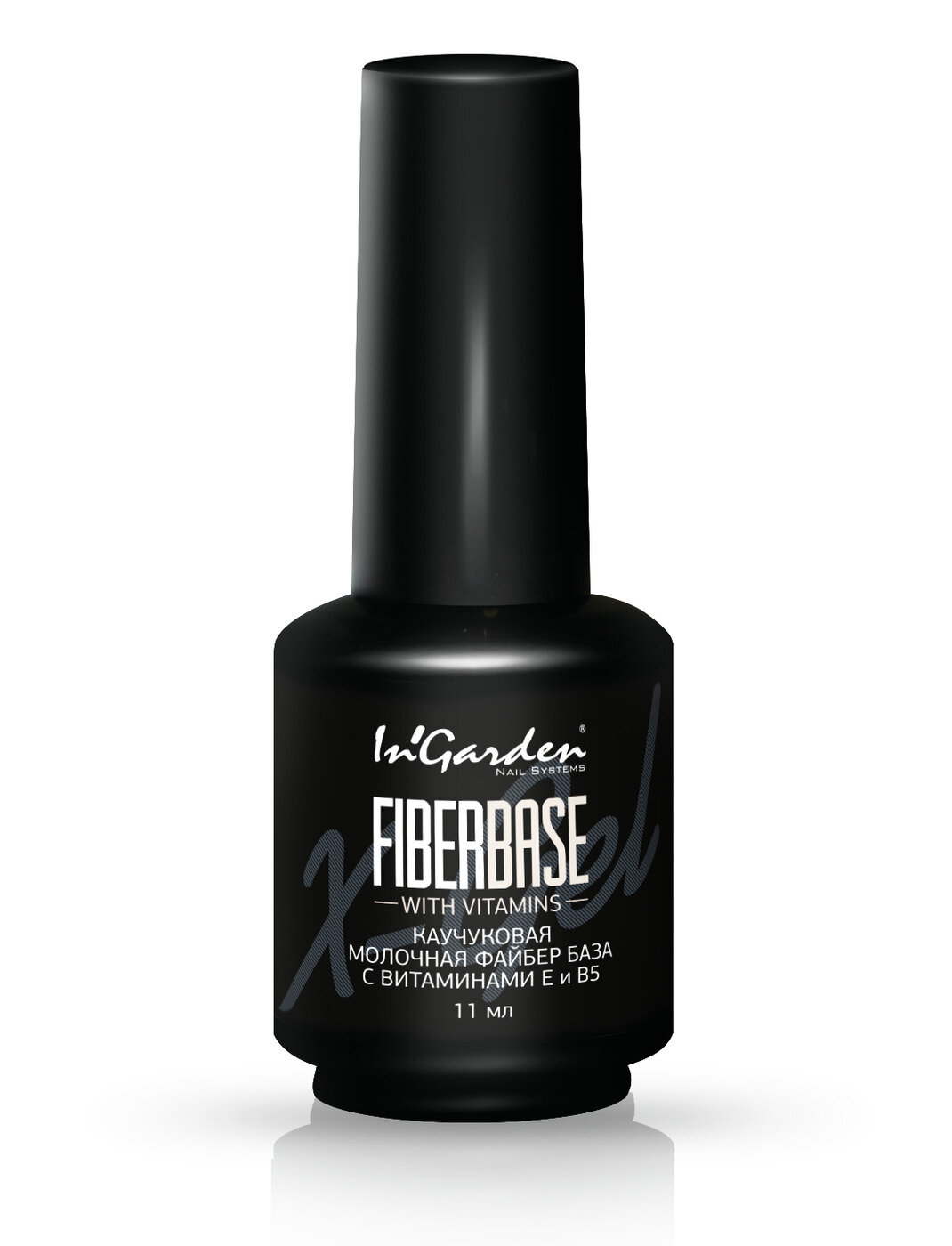 Ingarden Каучуковая Файбер база молочная с витаминами Е и В5 11 мл Ингарден