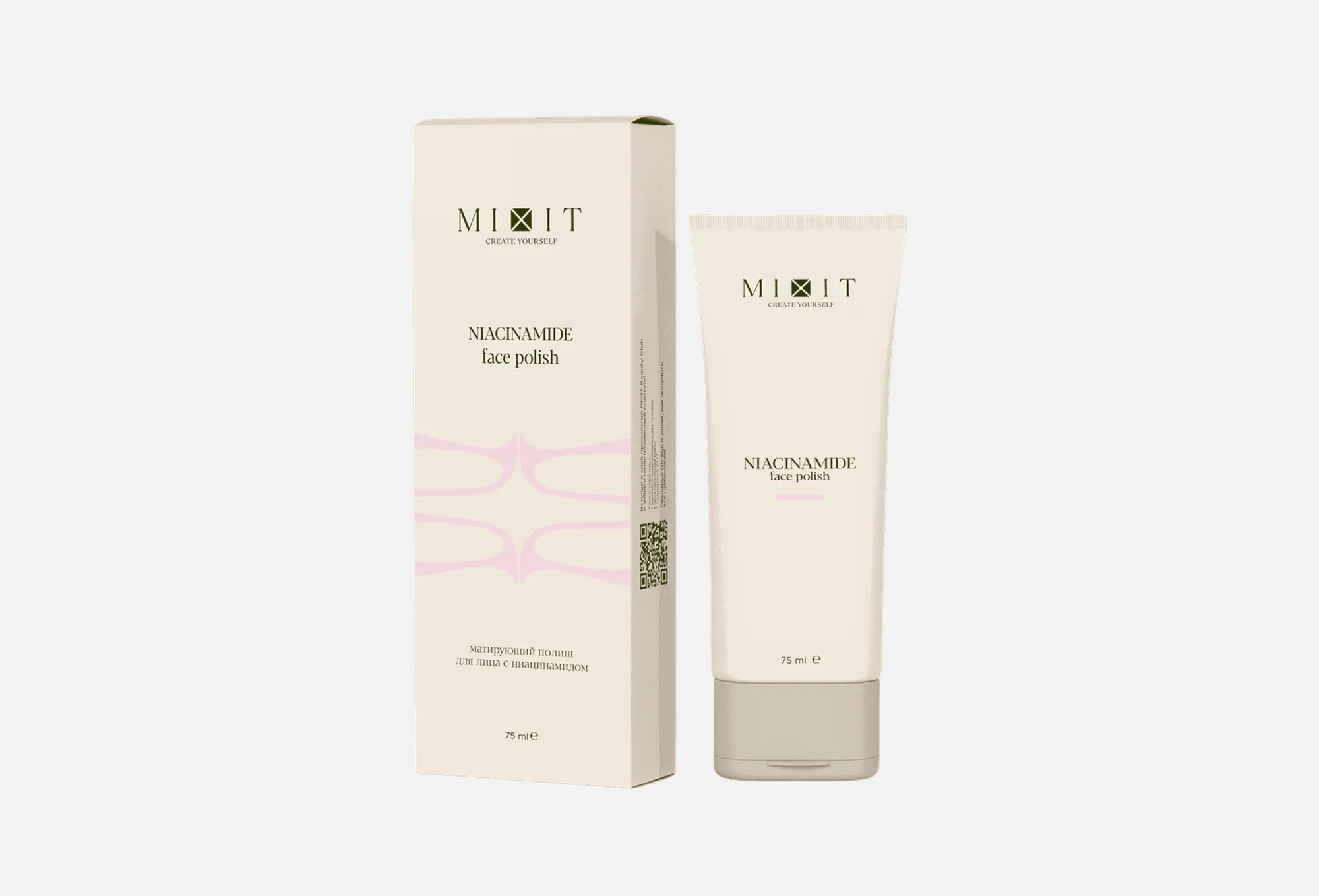 Матирующий полиш для лица MIXIT Niacinamide, для жирной кожи, 75 мл