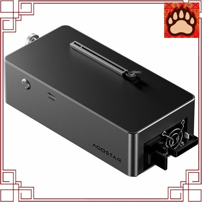 Док-станция расширения графической карты Aoostar AG01S с интерфейсом OCulink, Встроенный 800 Вт, PCIEx4, совместимый с AMD/Intel/NVIDIA, поддерживает горячую замену интерфейса TGX