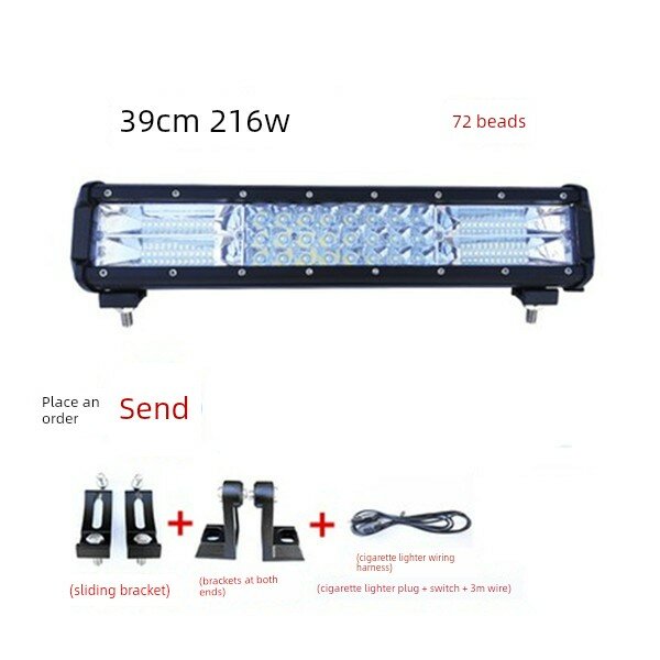 Светодиодные прожекторы для автомобиля 12В 24В, универсальные, для модификации решетки радиатора грузовика,