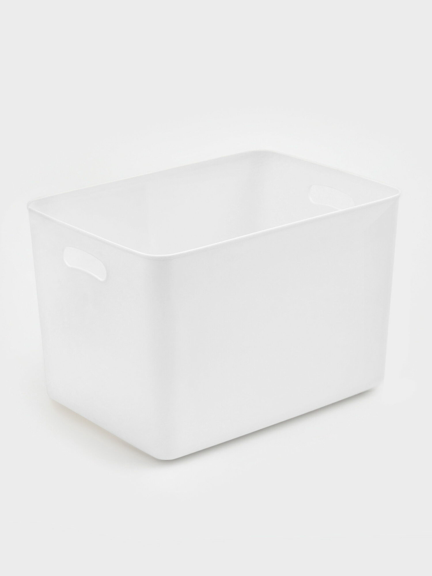 Контейнер для хранения с ручками "Натурэль", 36x25x24.5 см, белый