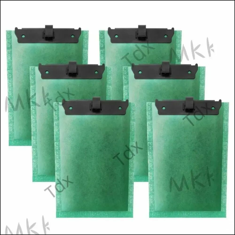 Фильтрующие картриджи Driamor с активированным углем и цеолитом, эксклюзивная упаковка 6 штук для моделей Tetra Whisper FilterPack C250 и C300