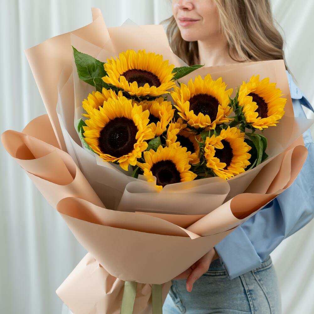 Букет подсолнухов