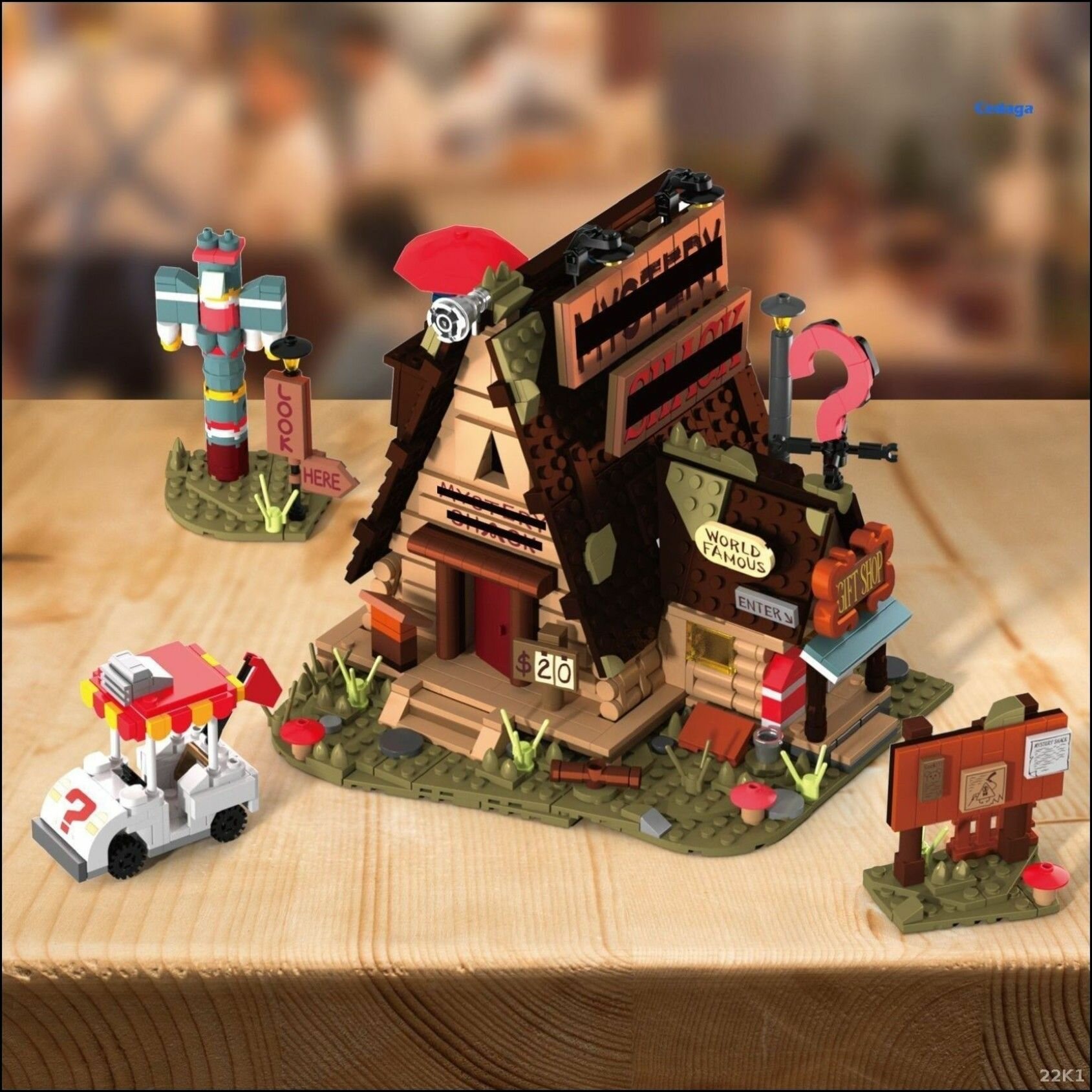 Эксклюзивный набор для сборки домика по мотивам Гравити Фолз