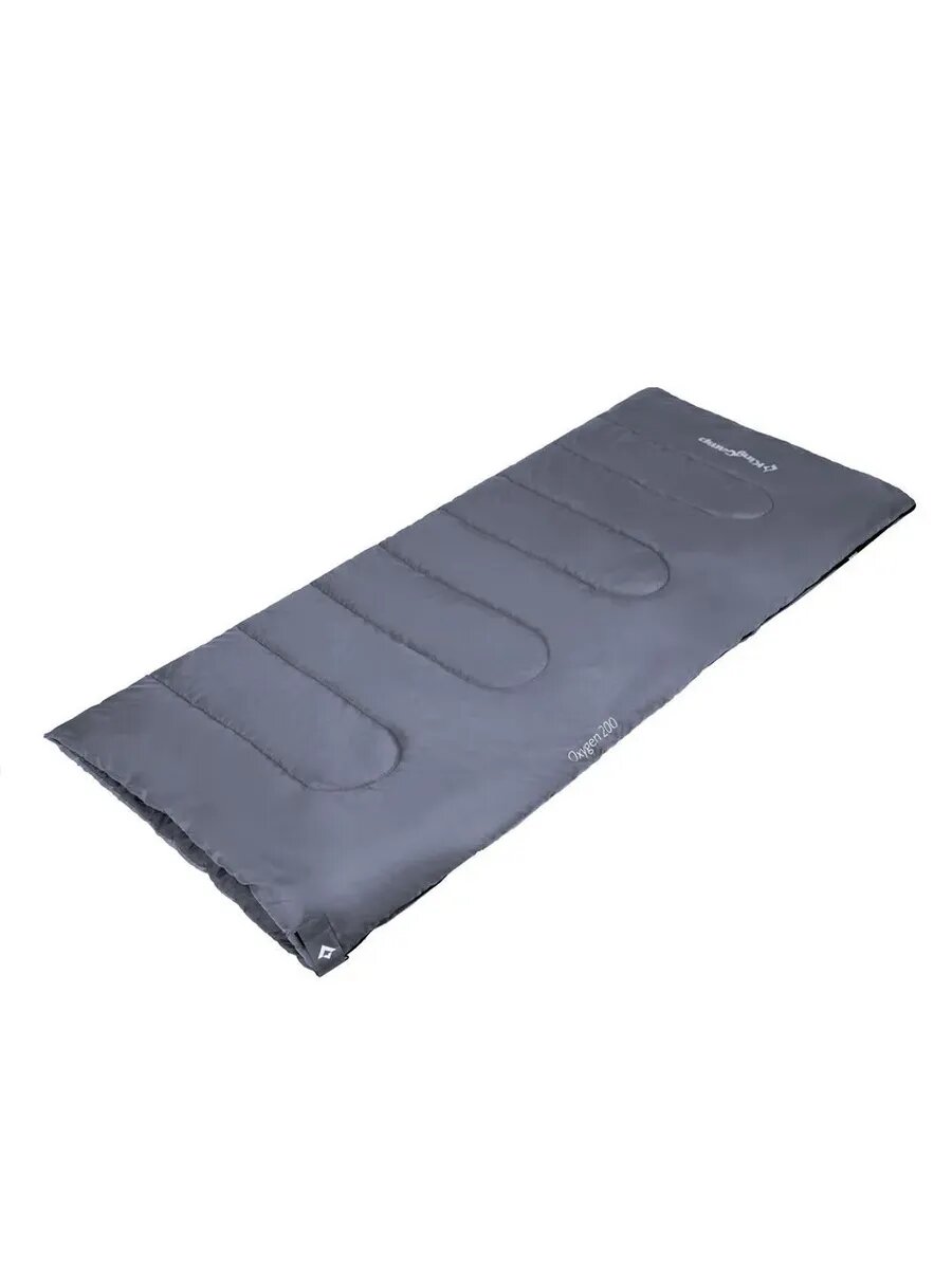Cпальный мешок одеяло King Camp 3122 OXYGEN +8С, серый, левый