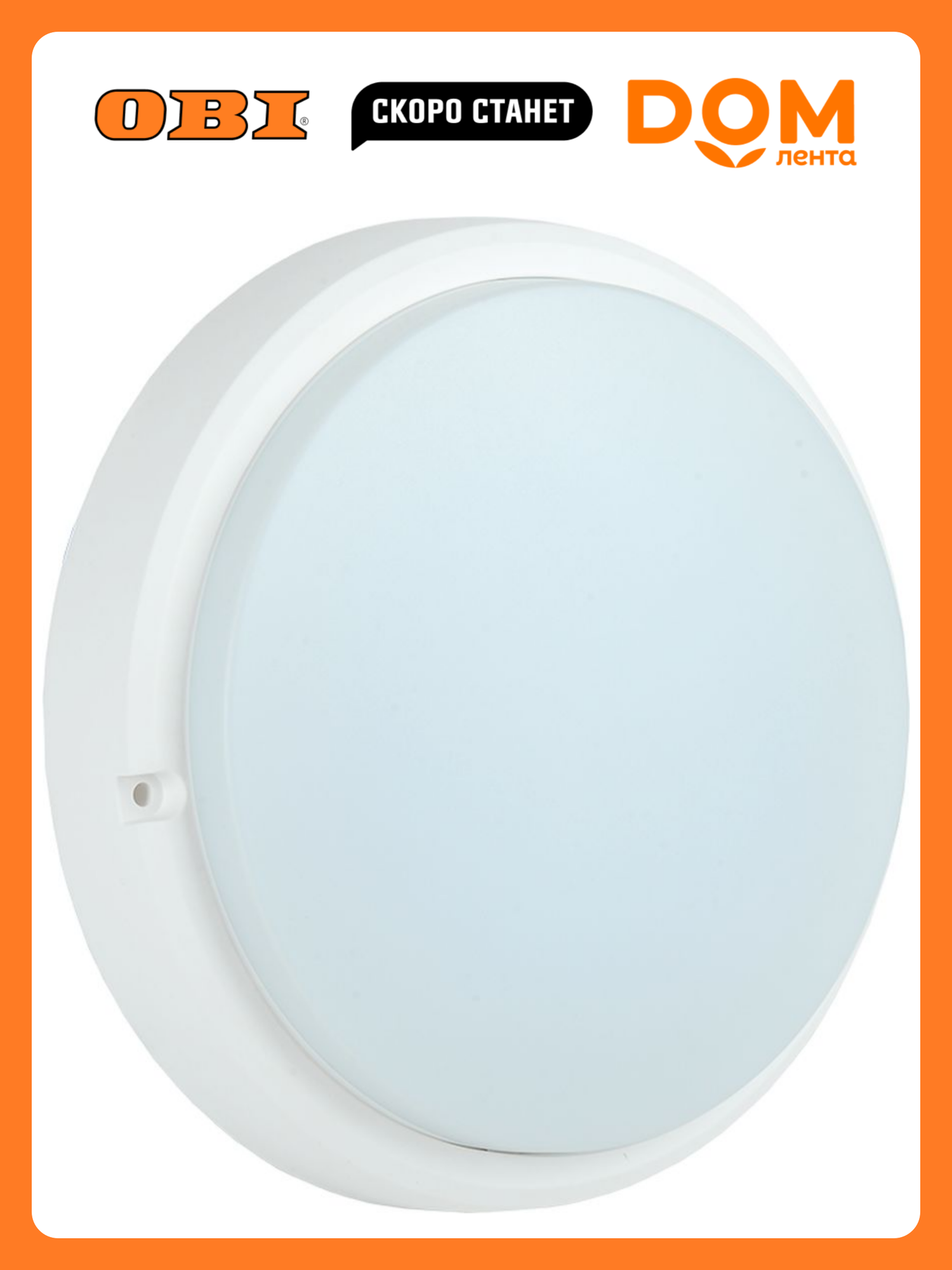 Светильник IEK ДПО 4006, LED, 12Вт, 800лм, антивандальный, матовый рассеиватель