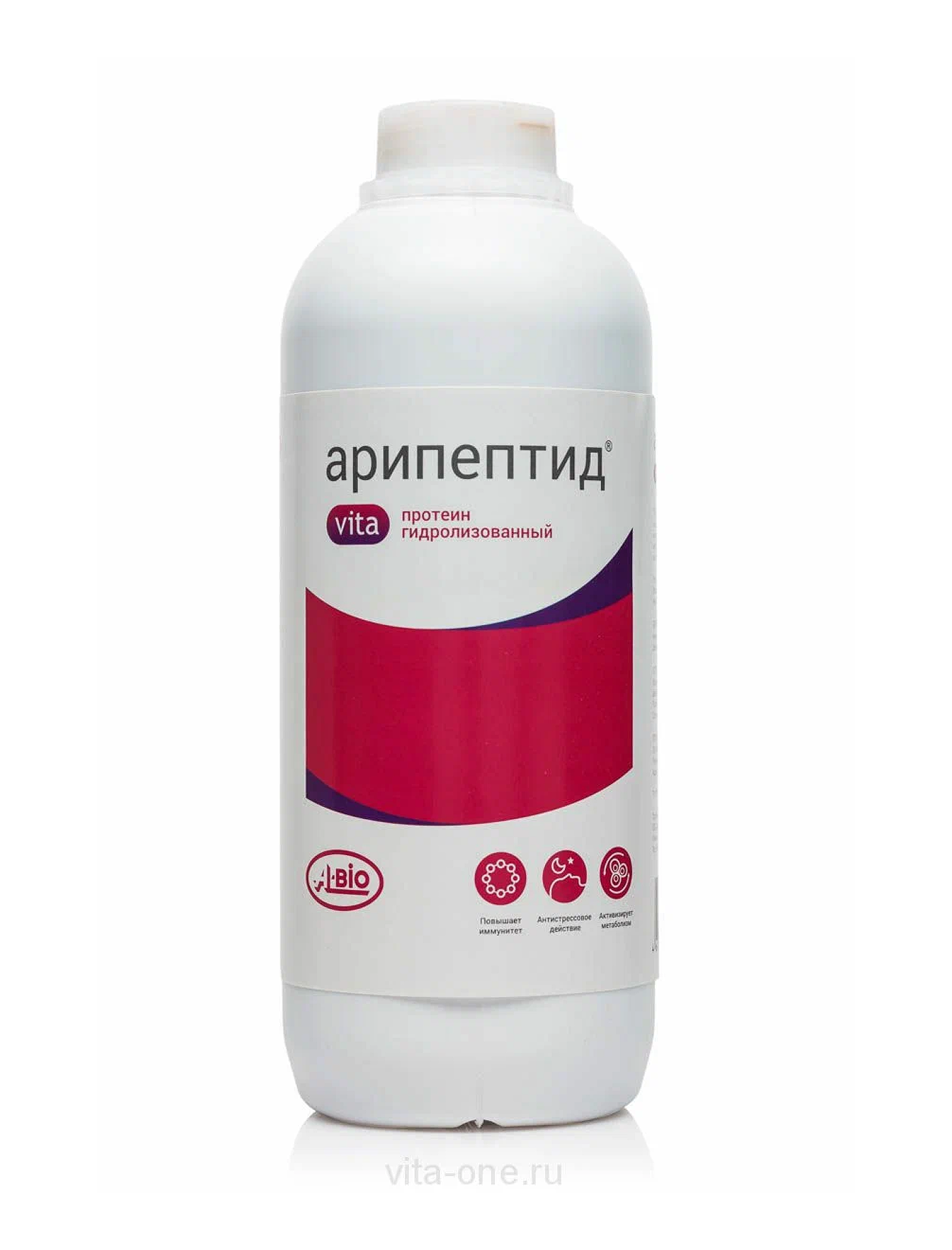 БАД A-Bio "Арипептид VITA", для иммунитета, раствор, вишня, 1000мл