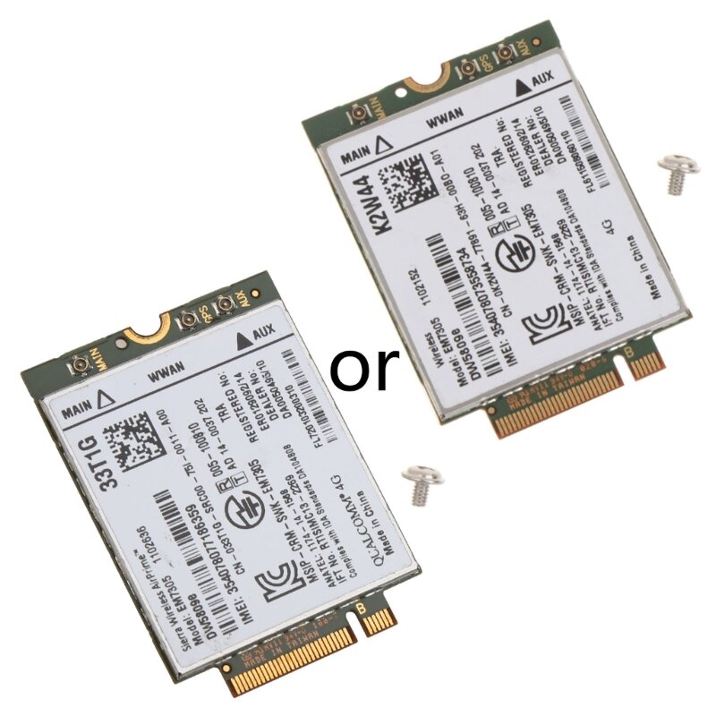 DW5809e Беспроводной EM7305 4G LTE WWAN для M.2 NGFF Модуль карты Для Dell3340 E5250 E5450 E5550 E7450 E7250