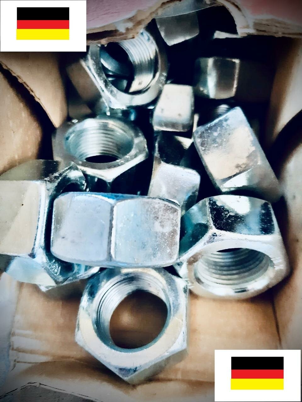 Гайка DIN 934, оц. сталь А2К, кл. пр.10 WS30 M20X1,5 10шт Wurth Германия