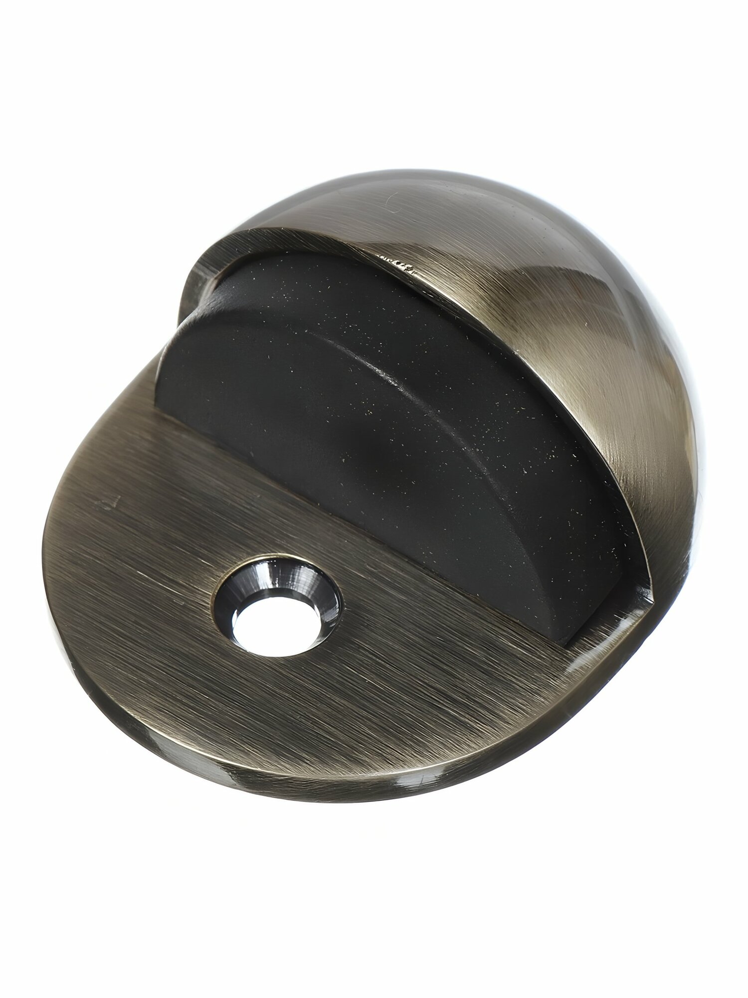 Упор дверной напольный Apecs DS-0002-AB бронза, ограничитель двери полусфера, защитный стопор стен и мебели