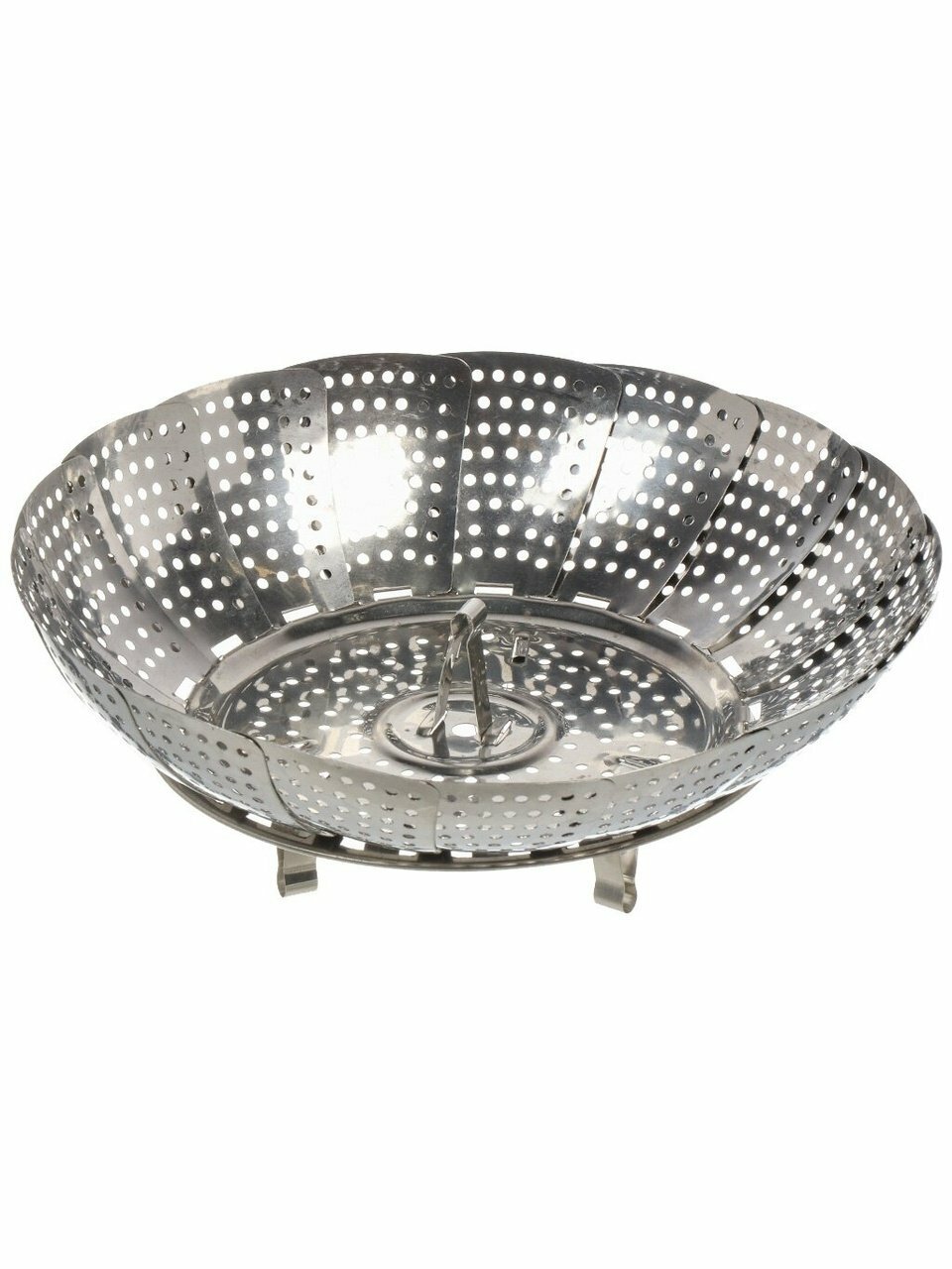 Пароварка для кастрюли 15.8-24 см из нержавеющей стали, 1 ярус