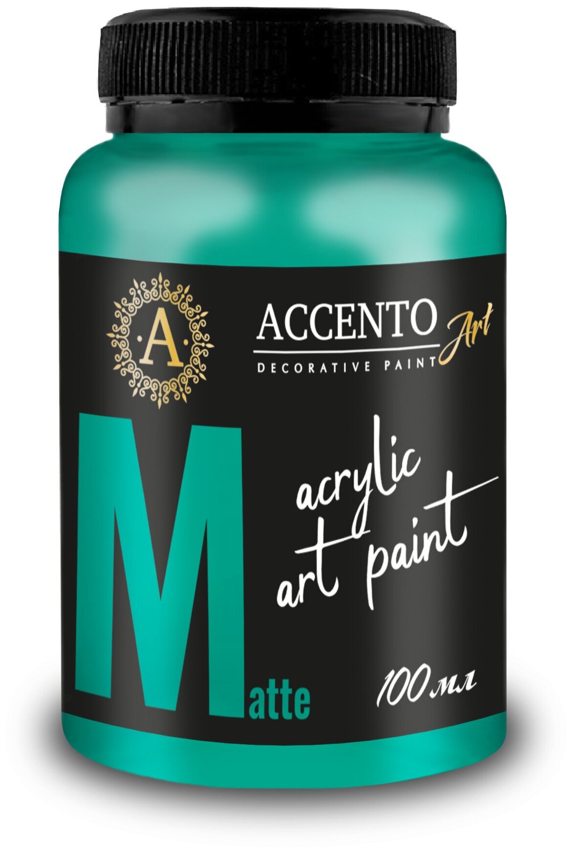 Краска для рисования, краска матовая акриловая 100мл Тиффани