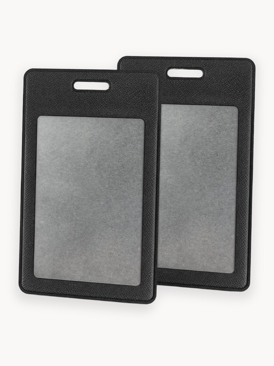 Чехол для бейджа, держатель для пропуска, карт доступа, карман вертикальный Flexpocket, 2 шт