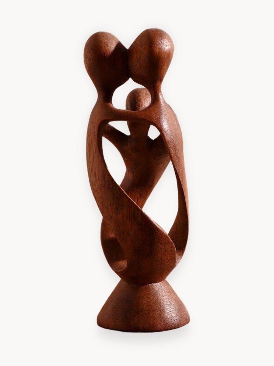 Сувенир «Семья», 20×6×6 см, дерево, коричневый