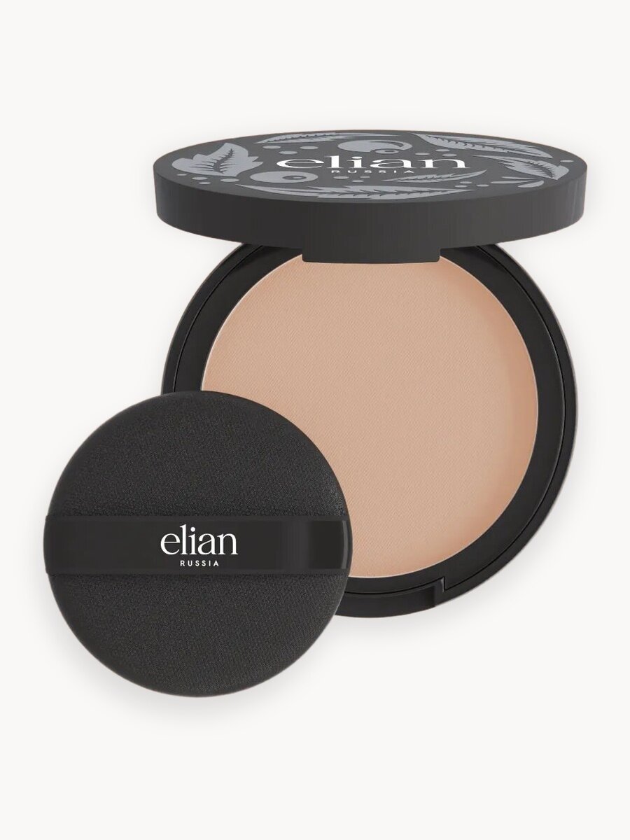 ELIAN RUSSIA Пудра для лица матирующая компактная с зеркалом Silk Obsession Mattifying Powder