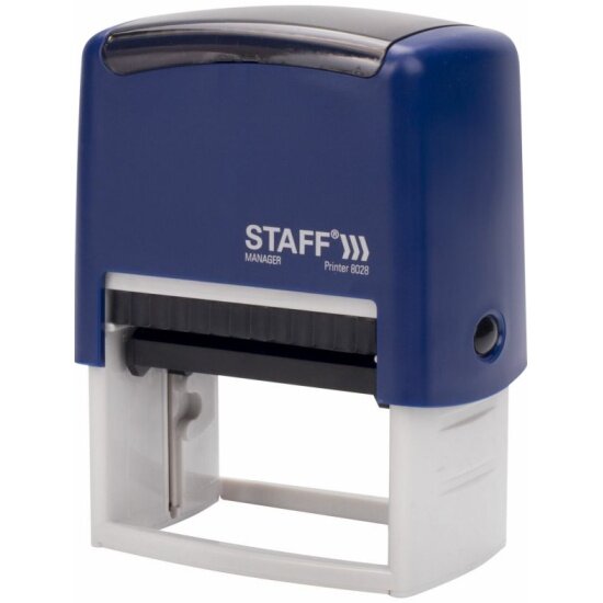Штамп самонаборный Staff 7-строчный , оттиск 60х35 мм, "Printer 8028", кассы В комплекте
