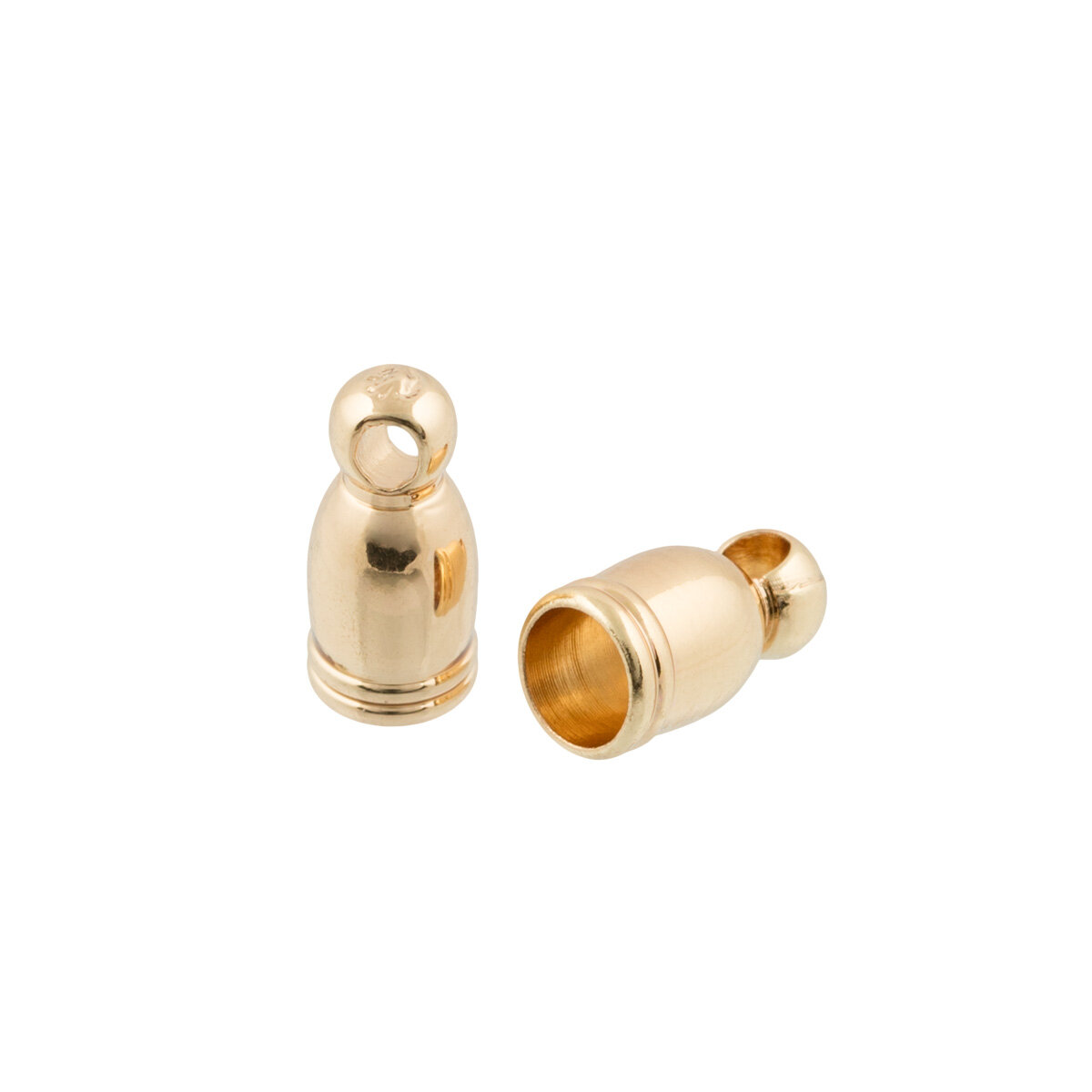 Концевик "Zlatka" FMK-E08 3 х 8 мм 2 шт 04 под золото