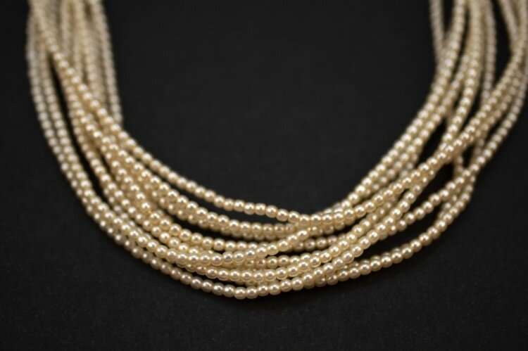 Жемчуг Preciosa, цвет 70411 кремовый, 2мм, 10шт