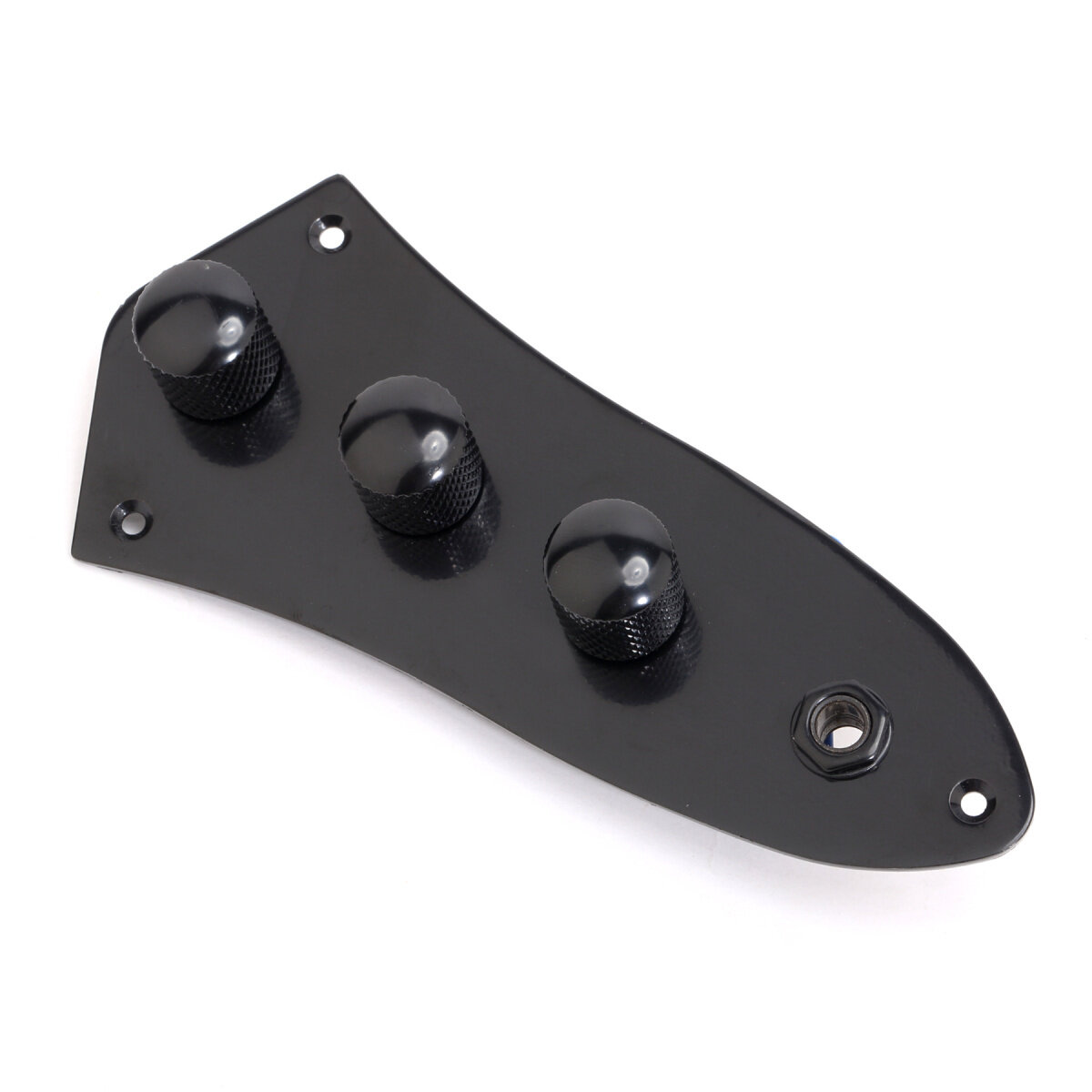 Панель для электроники с темброблоком Jazz Bass Style Musiclily M511BK, черный
