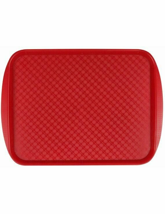 Поднос прямоугольный 45х35см. красный, Restola