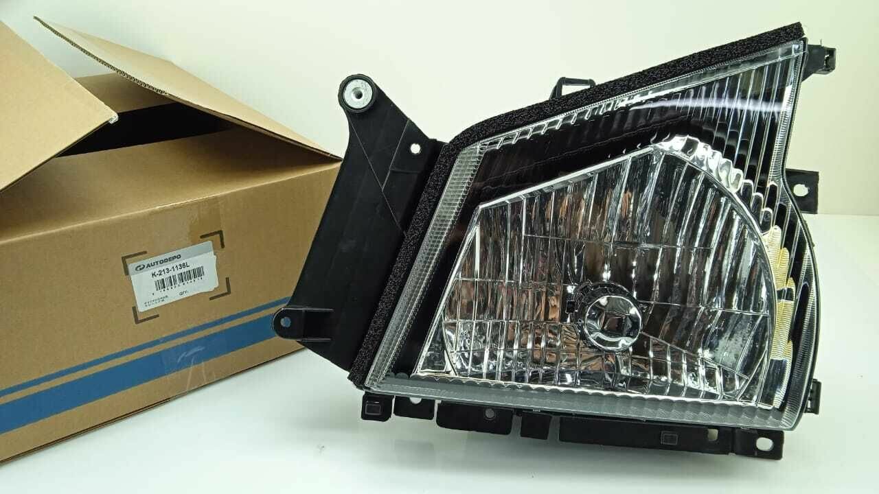 Фара ISUZU ELF с 2003 г левая, AUTODEPO (без электрокорректора)