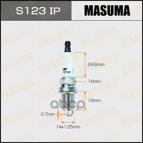 Свеча зажигания Masuma арт. S123IP