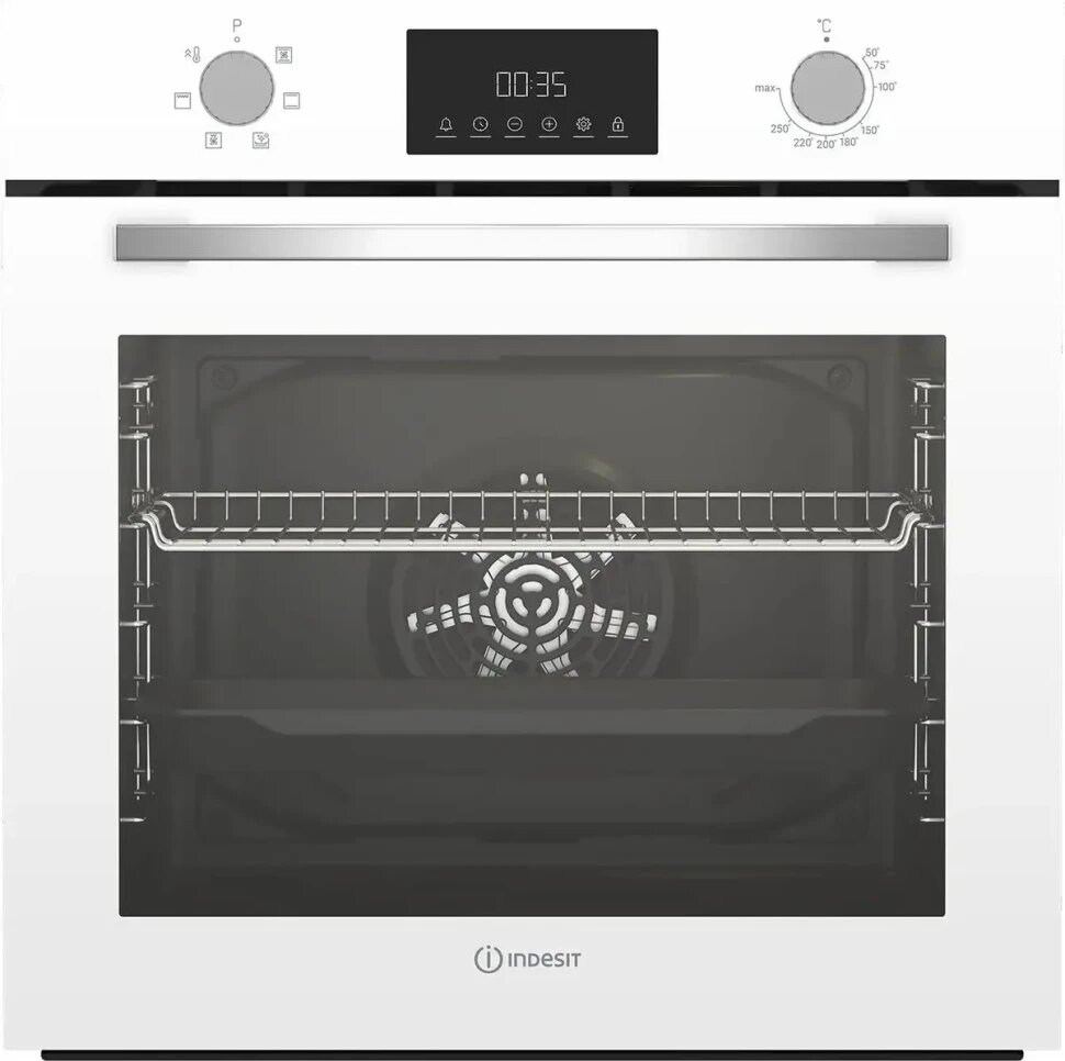 Встраиваемый электрический духовой шкаф Indesit IFE 3644 J WH