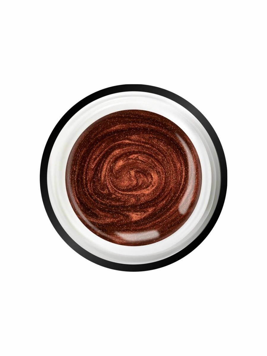 Nail Club Гель-краска с шиммером и с липким слоем GO-95 Hennessy