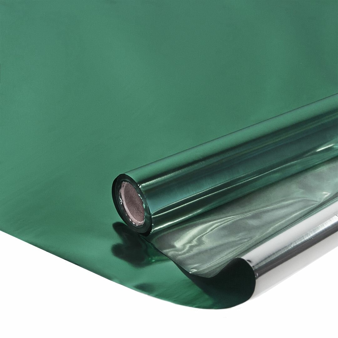 Полисилк Дон Баллон 1х20 м цвет Изумрудный, Серебро 530 гр