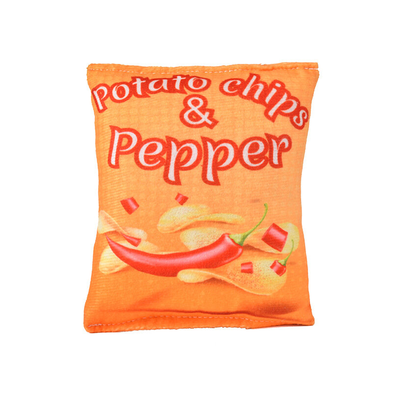 Амазонка трансграничный питомец кошка мятный звенящая бумага звук плюшевая игрушка картофельные чипсы кошка игрушка для